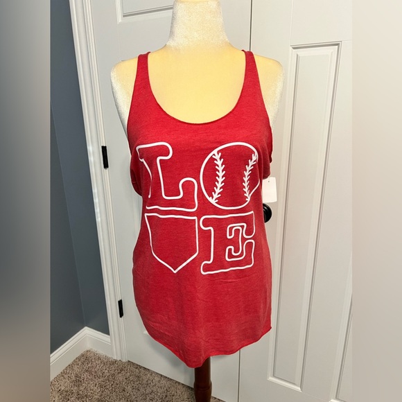 Tops | Boutique Baseball Tank Top | Poshmark